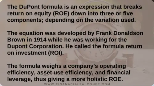ROE with Dupont Formula - Financial Falconet