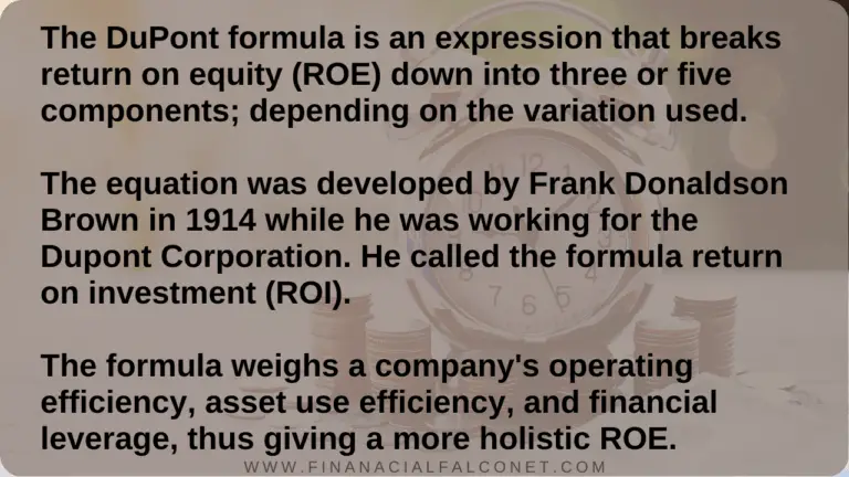 ROE with Dupont Formula - Financial Falconet